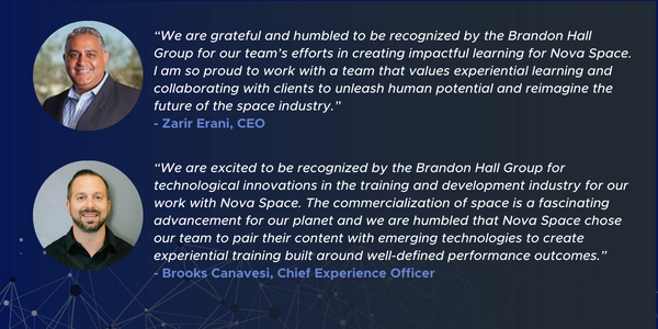 Allen Interactions And Nova Space Win Gold Brandon Hall Group HCM ...