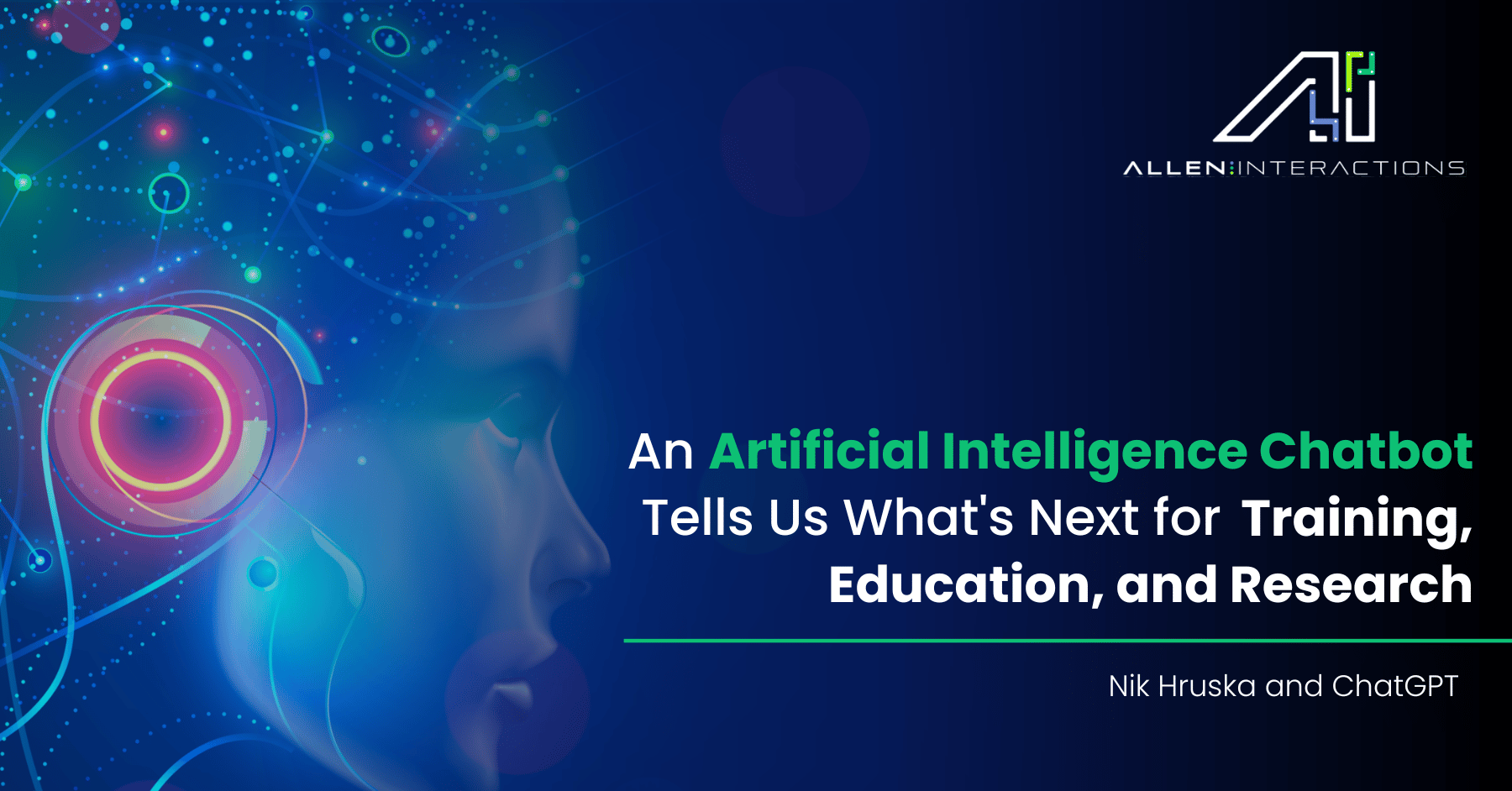 An Artificial Intelligence Chatbot Tells Us What's Next for Training ...